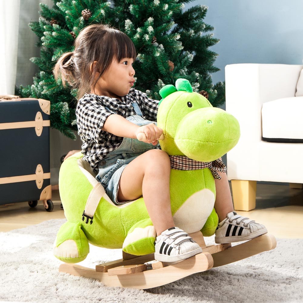 Plush Rocking Dinosaur Kids Toy