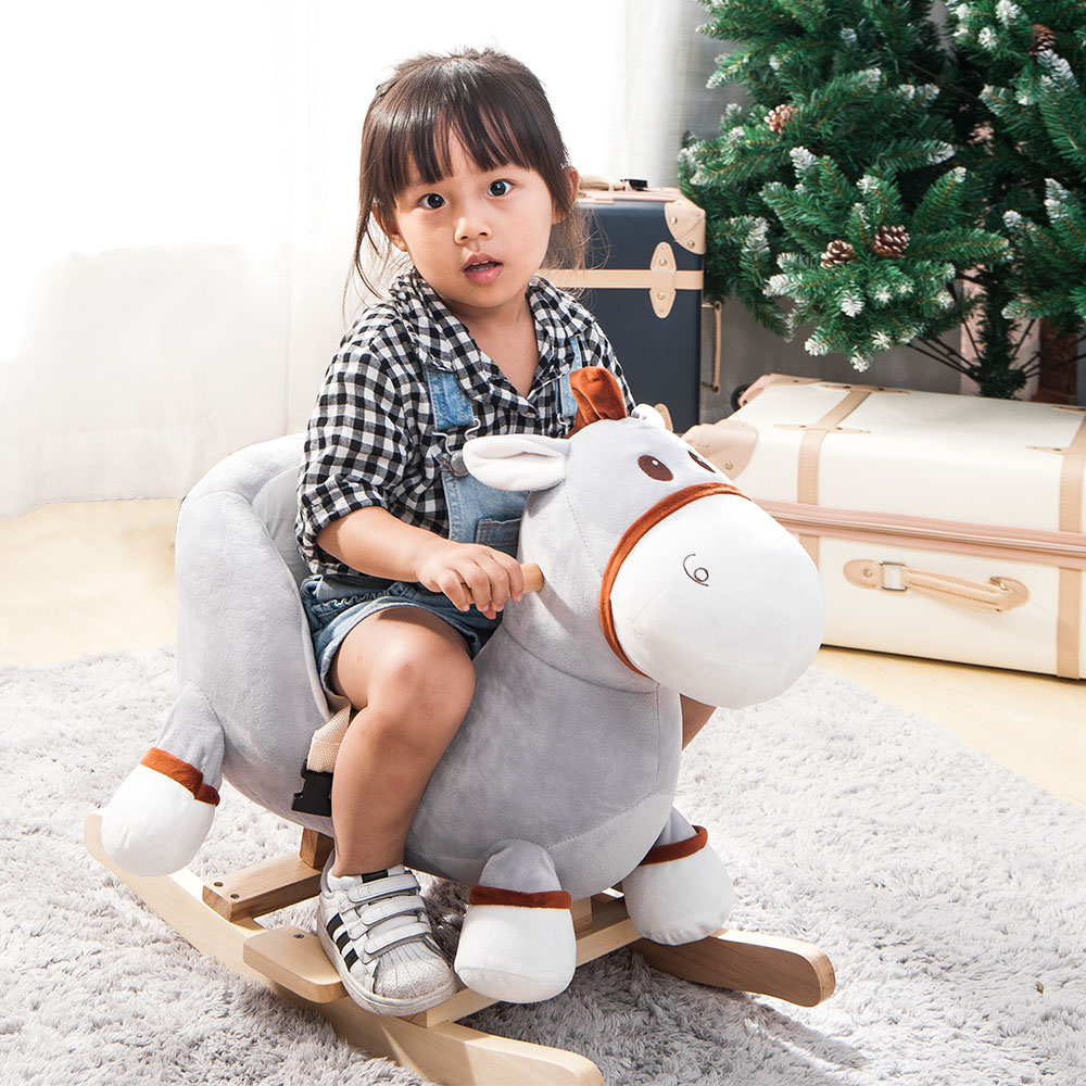 Plush Rocking Donkey Kids Toy