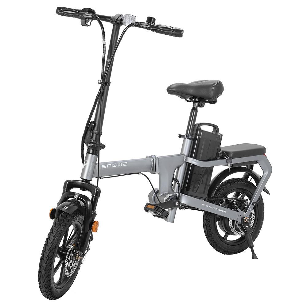 ENGWE X5S Chainless 14inch Folding Electric Bike Grey