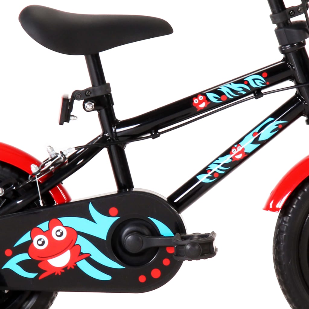 Kids Bike 12 inch Black and Red