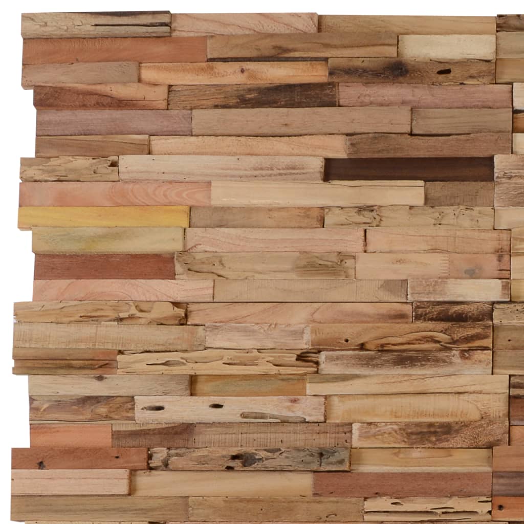 Wall Cladding Panels 20 pcs Recycled Teak 2 m²