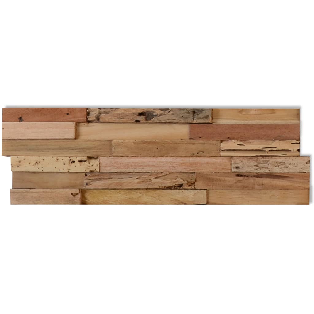 Wall Cladding Panels 20 pcs Recycled Teak 2 m²