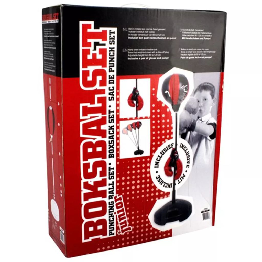 Avento Junior Reflex Punching Ball Set Black/Red 41BE