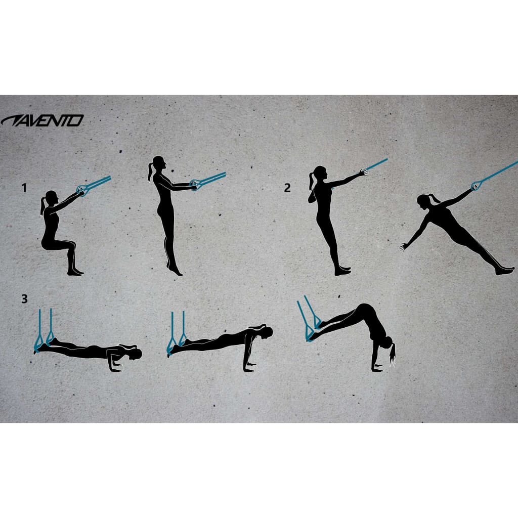 Avento Suspension Trainer Set