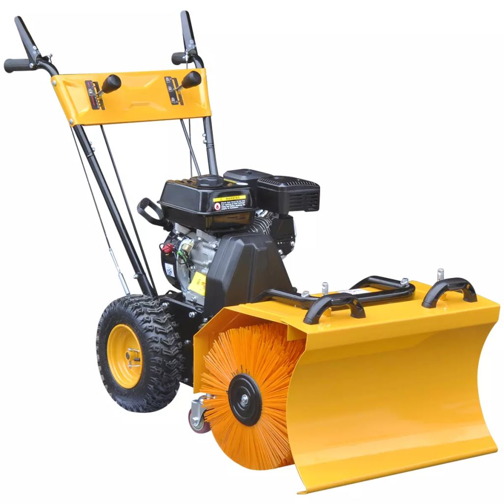 Multifunctional Petrol-powered Two-stage Snow Plough/Sweeper Set 6,5HP