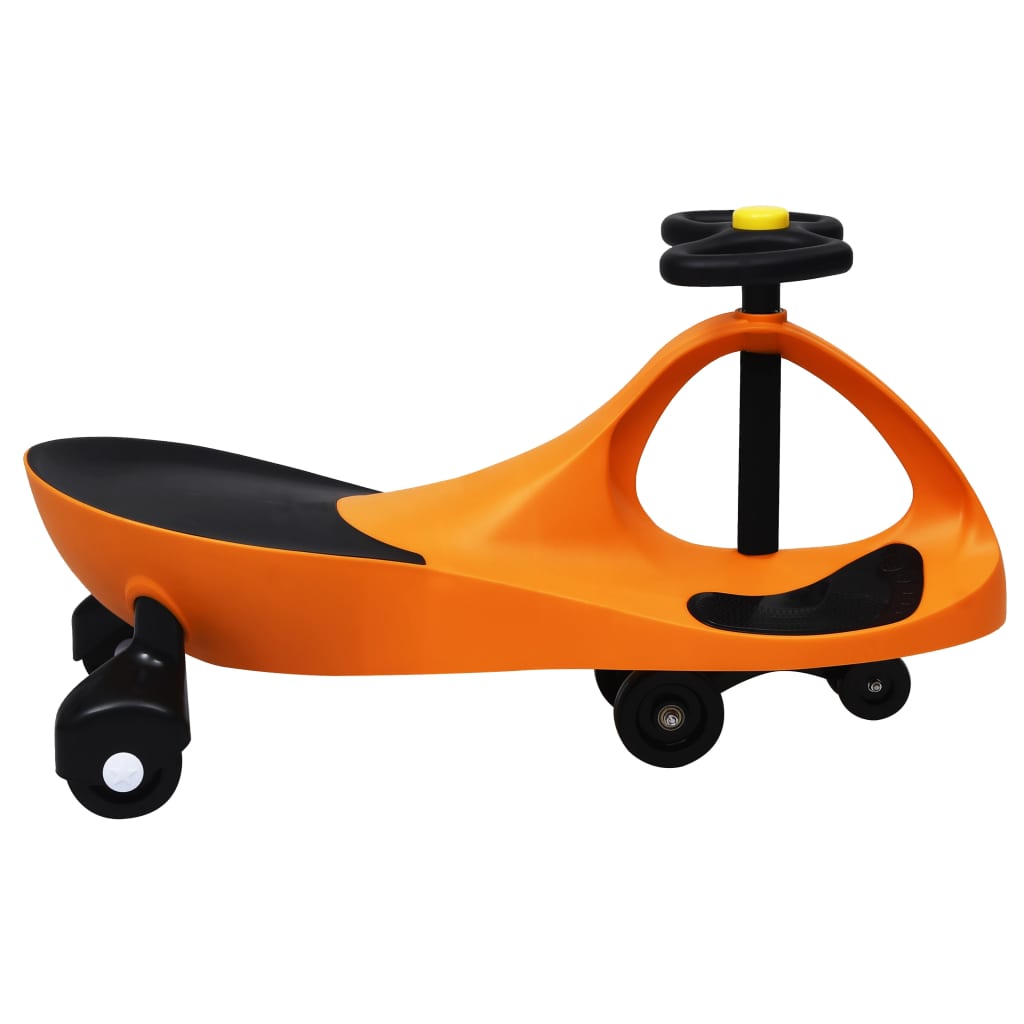 Ride on Toy Wiggle Car Swing Car with Horn Orange
