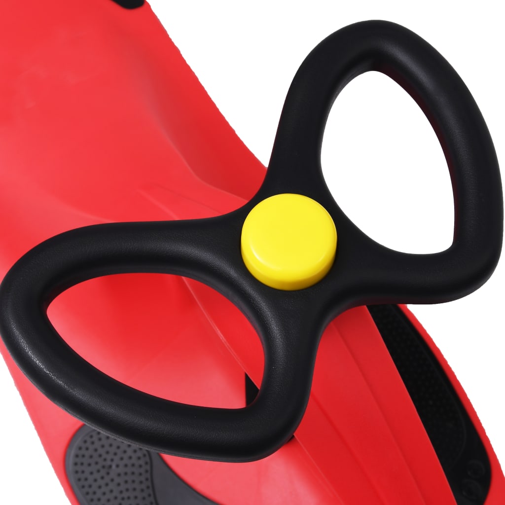 Ride on Toy Wiggle Car Swing Car with Horn Red