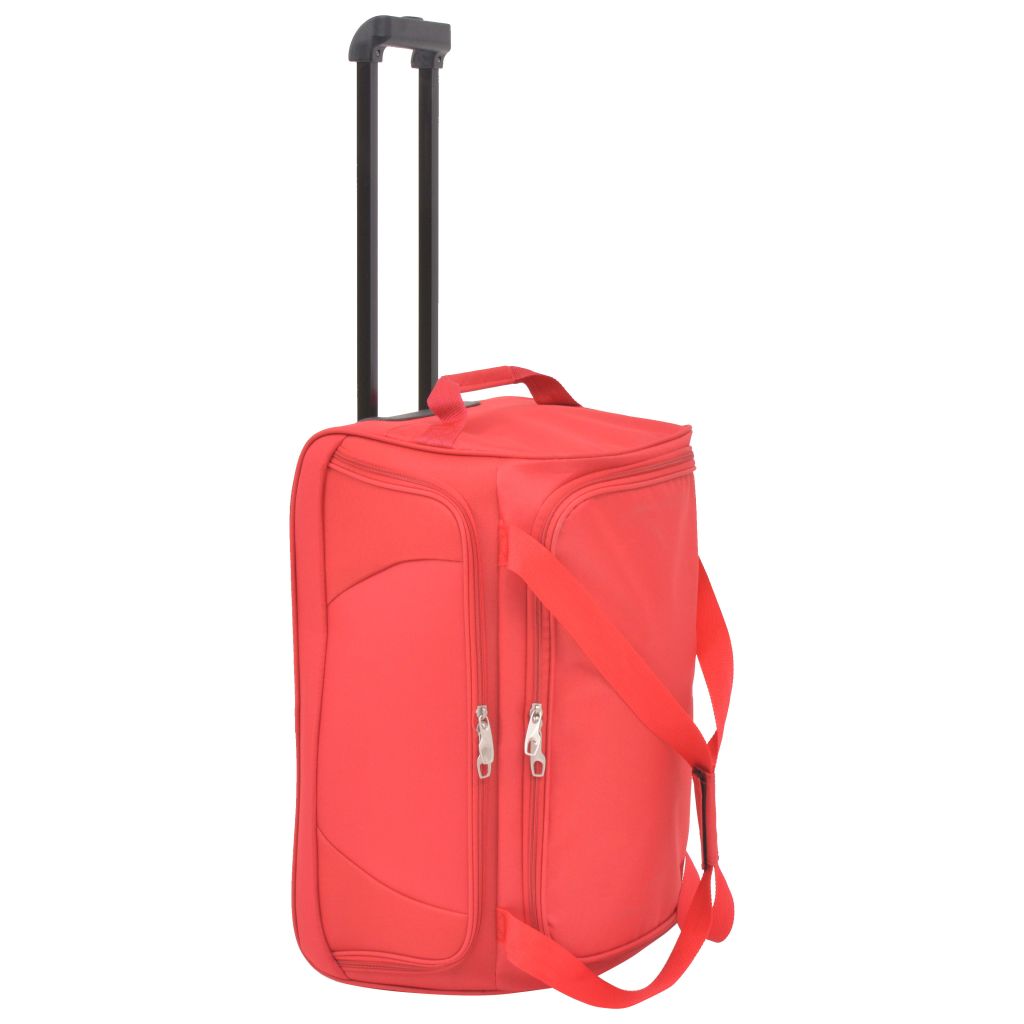 3 Piece Luggage Set Red