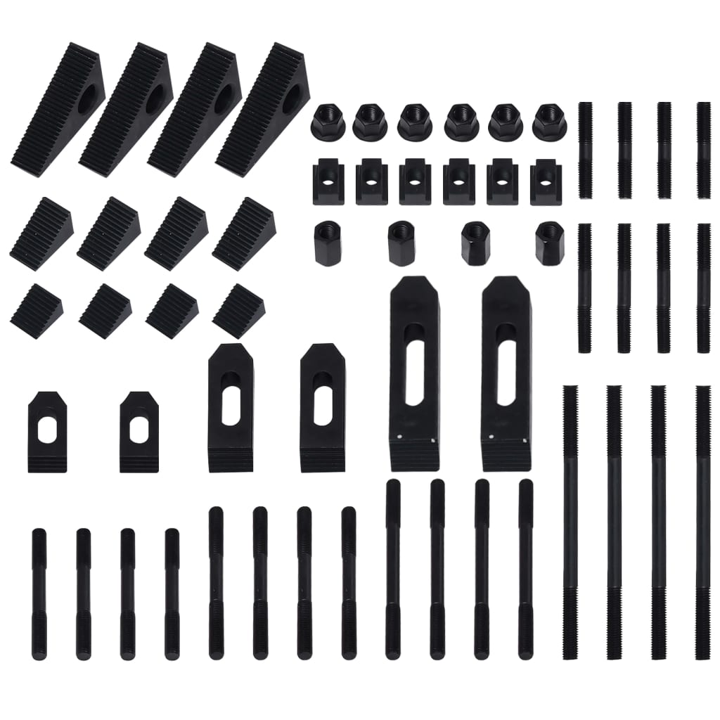 58 Pieces Clamping Set Steel T Slot M8