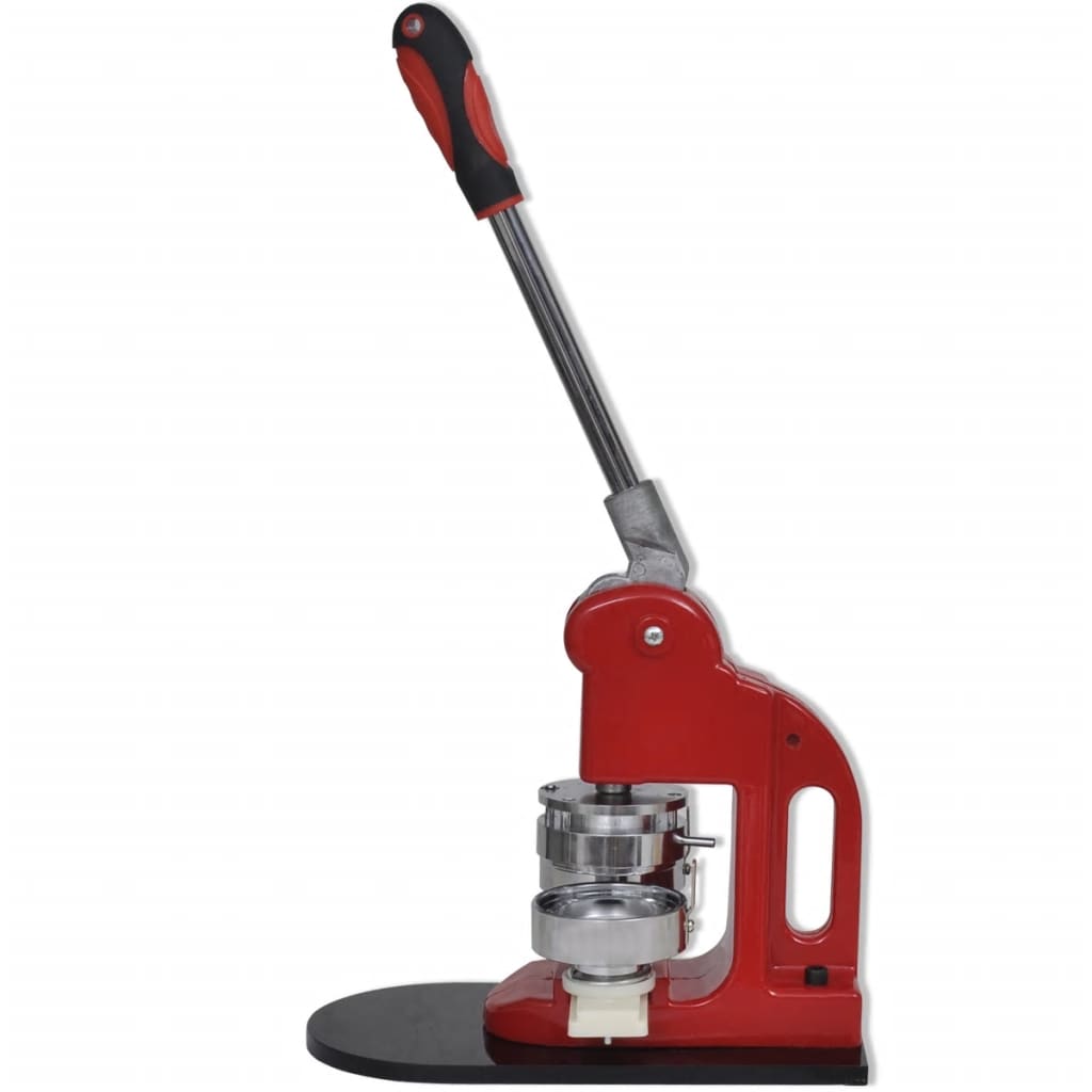 Badge Maker Machine with 44 mm Mold and Circle Cutter