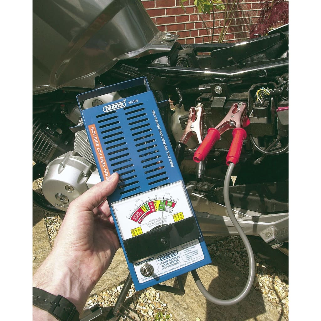 Draper Tools Battery Load Tester 100 Amp Blue