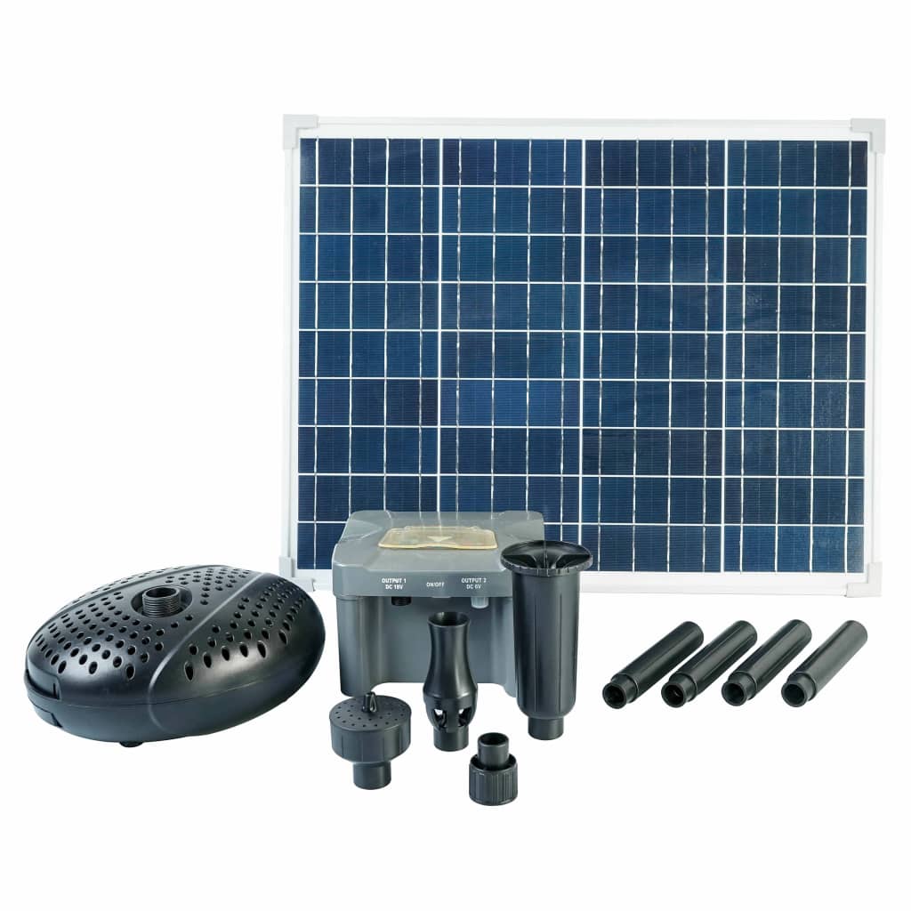 Ubbink SolarMax 2500 Set with Solar Panel, Pump and Battery