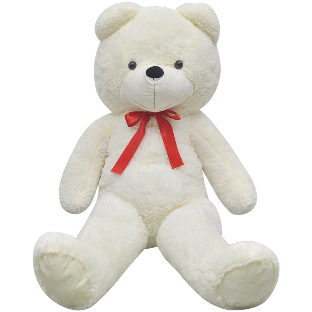 XXL Soft Plush Teddy Bear Toy White 160 cm | Europe