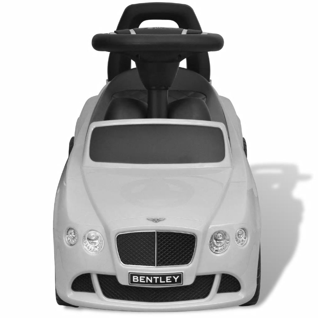 Bentley Foot-Powered Kids Car White