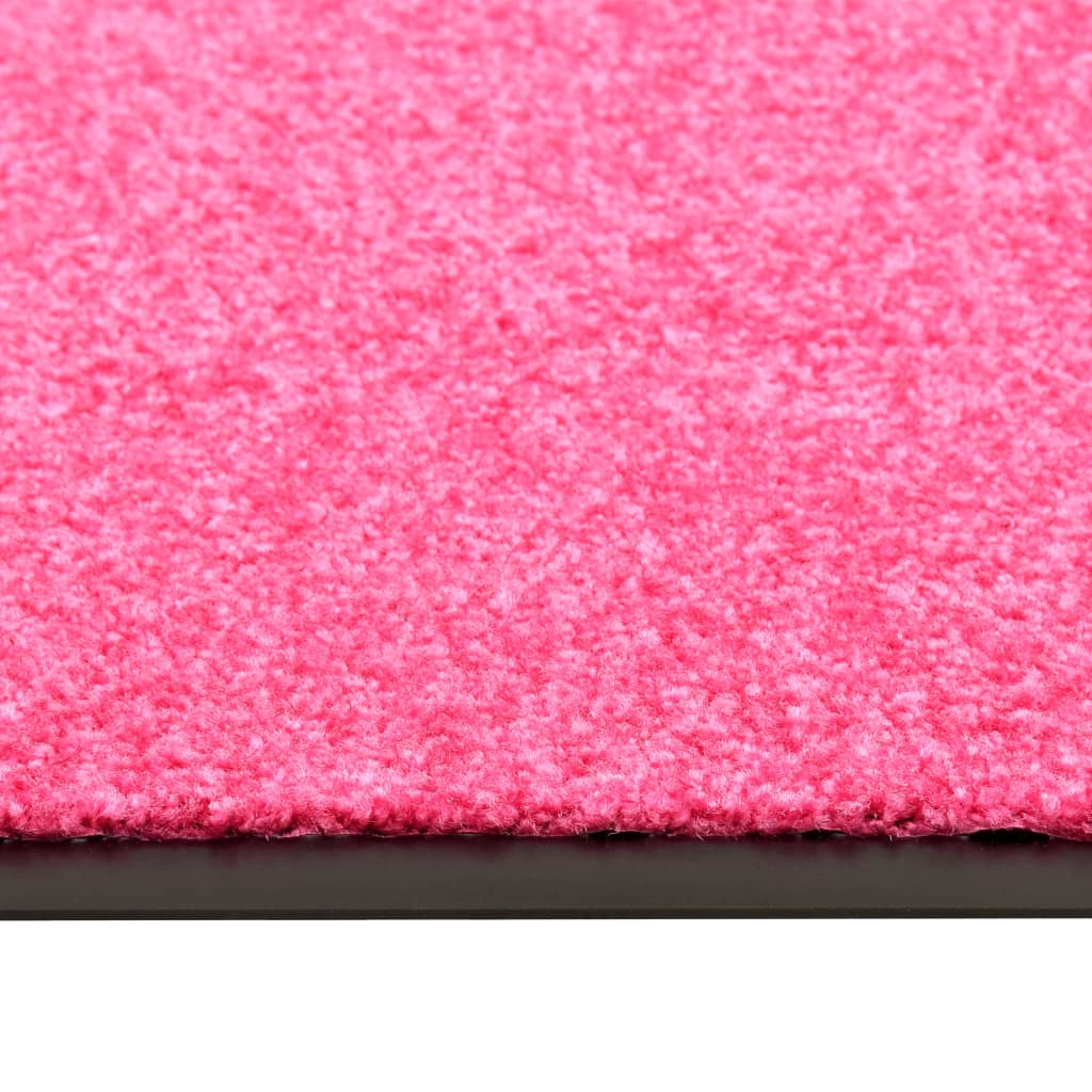 Doormat Washable Pink 90x150 cm