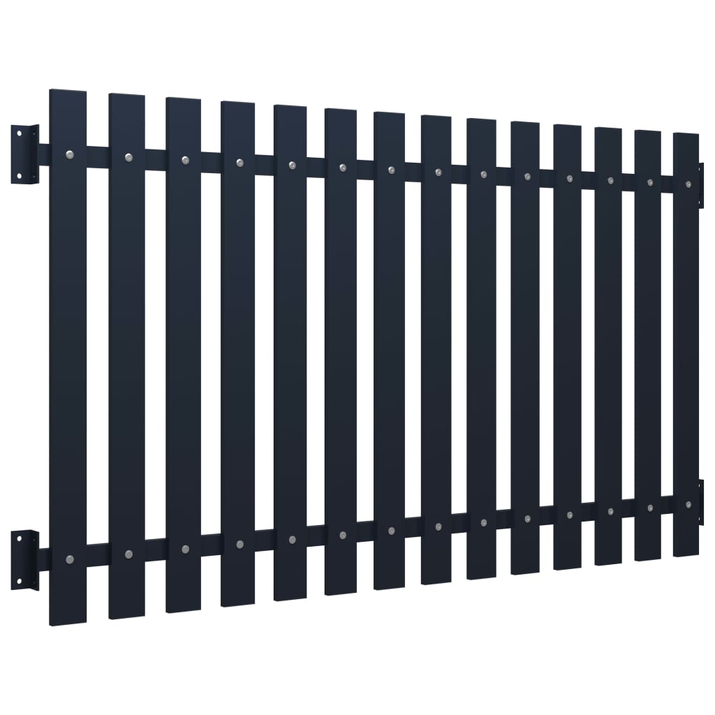 Fence Panel Anthracite 170.5x100 cm Powder-coated Steel