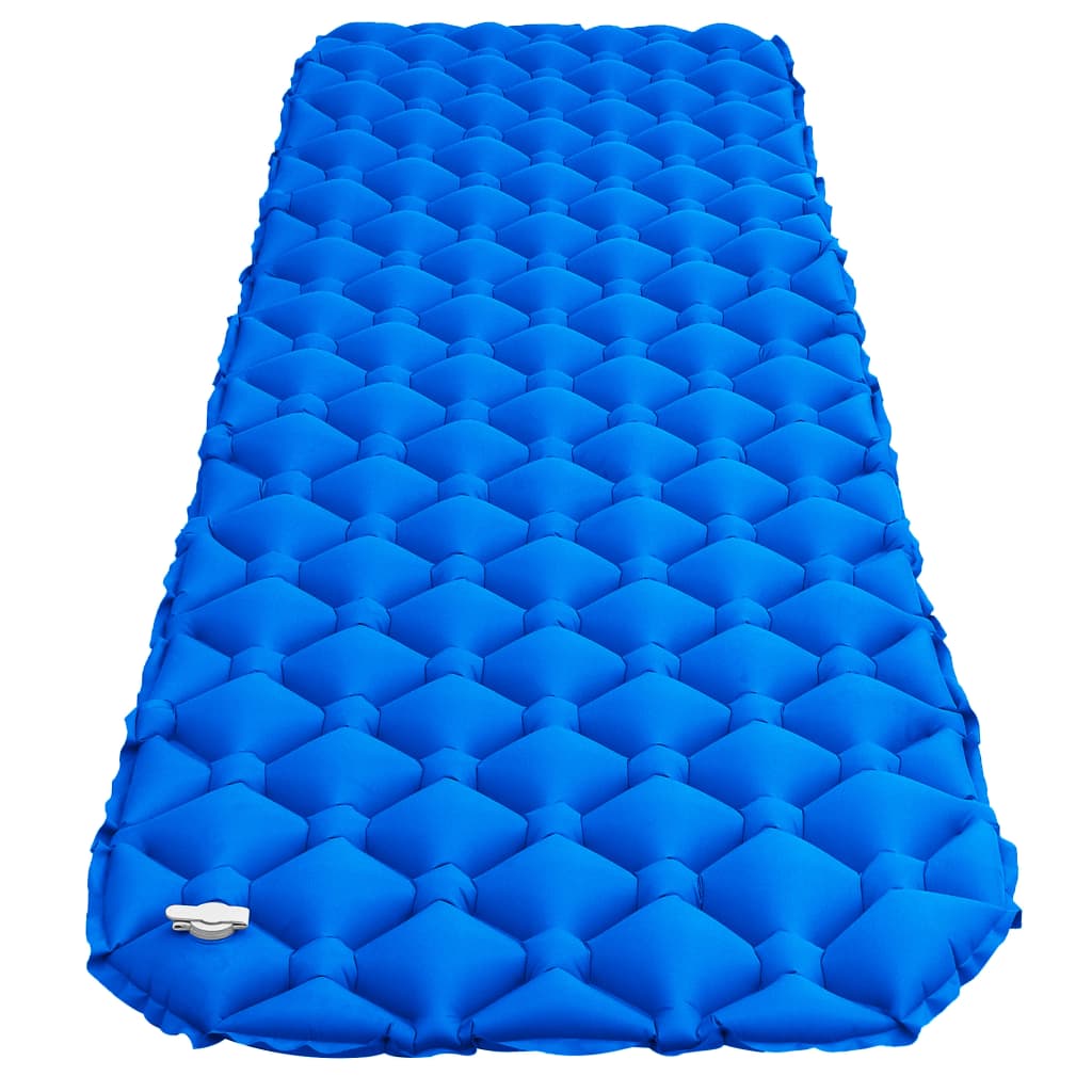 Inflatable Air Mattress 58x190 cm Blue