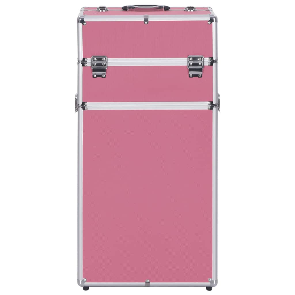 Make-up Trolley Aluminium Pink