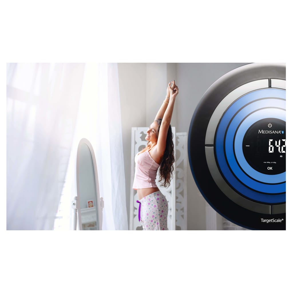 Medisana Body Analysis Scale TargetScale 3 180 kg Black and Silver