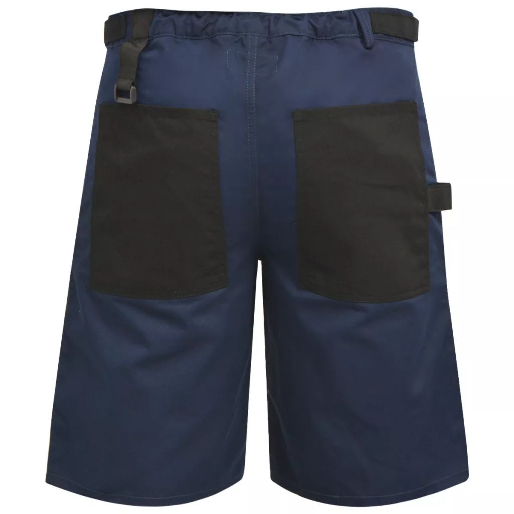 Men's Work Short Pants Size XXL Blue