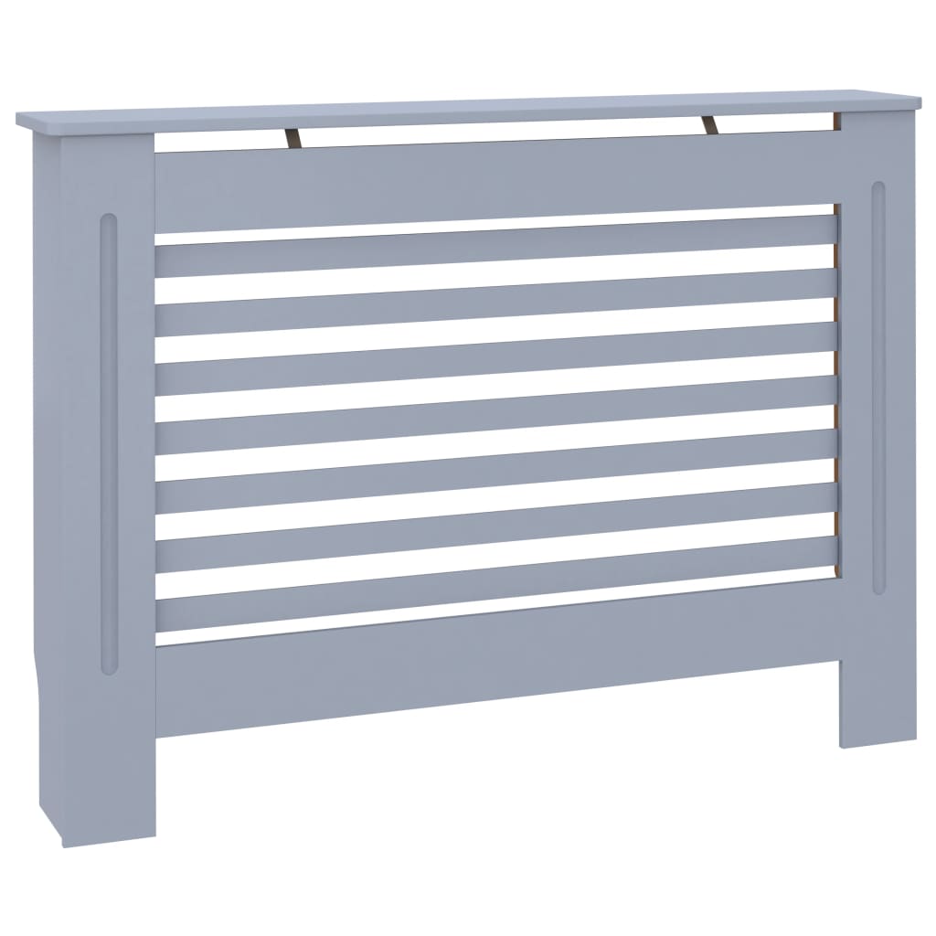 Radiator Cover Anthracite 112x19x81 cm MDF