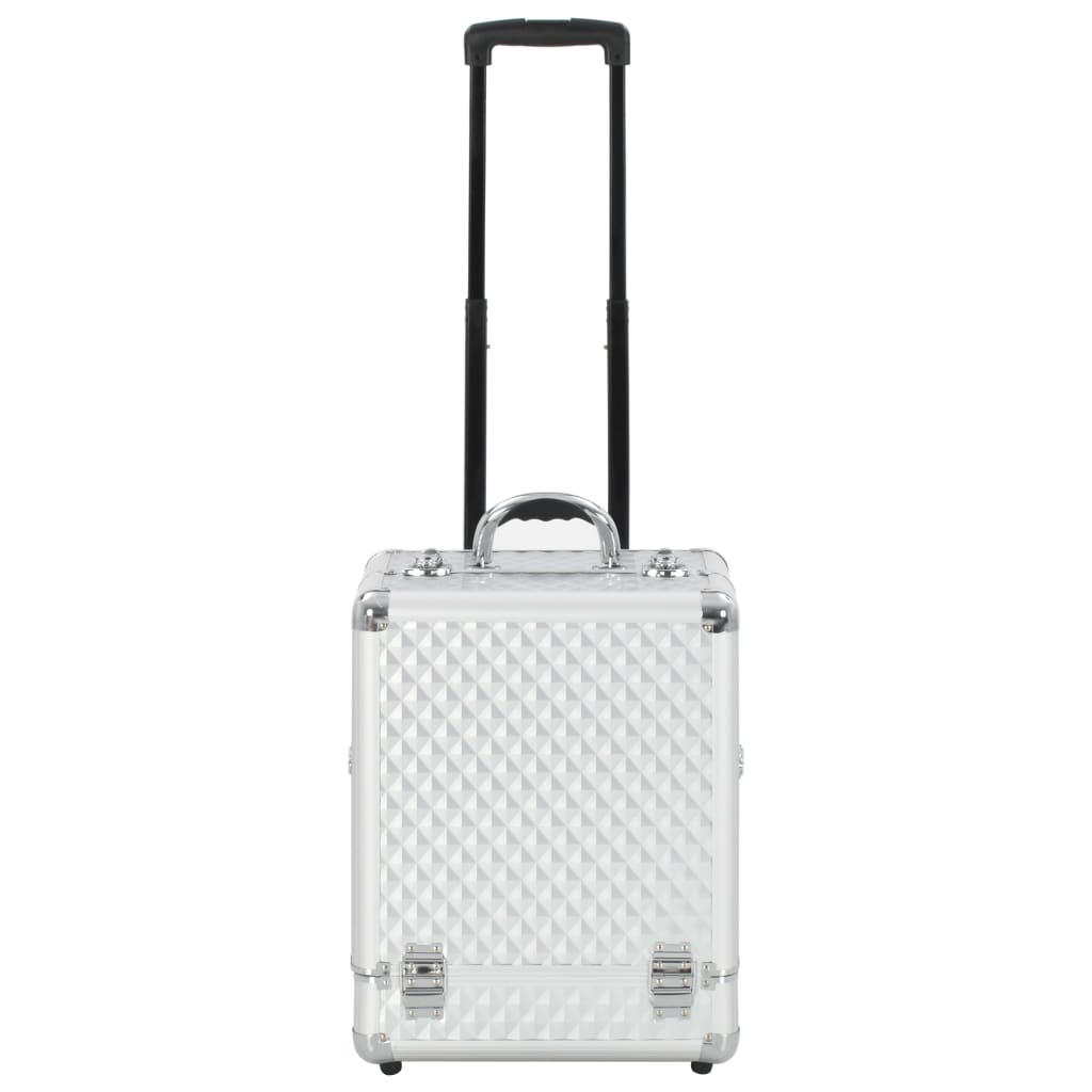 Make-up Trolley 35x29x45 cm Silver Aluminium