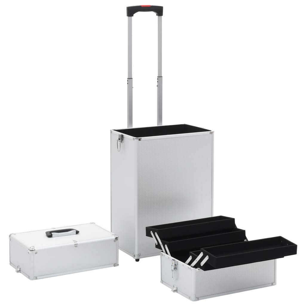 Make-up Trolley Aluminium Silver