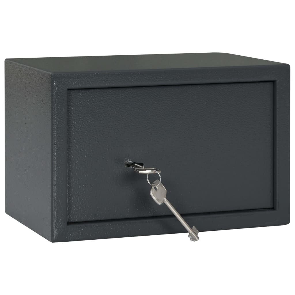 Mechanical Safe Dark Grey 31x20x20 cm Steel