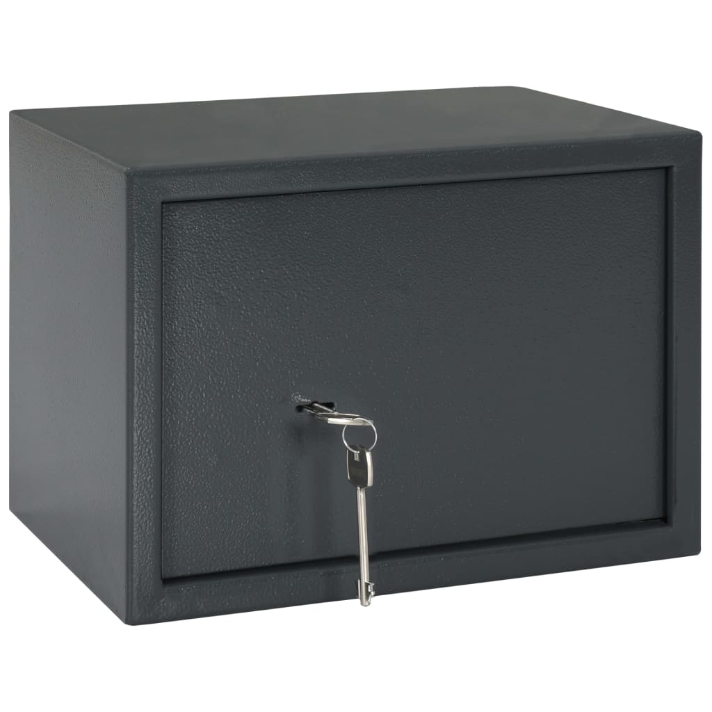 Mechanical Safe Dark Grey 35x25x25 cm Steel