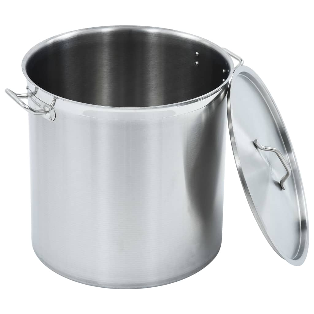 Stock Pot 98 L 50x50 cm Stainless Steel