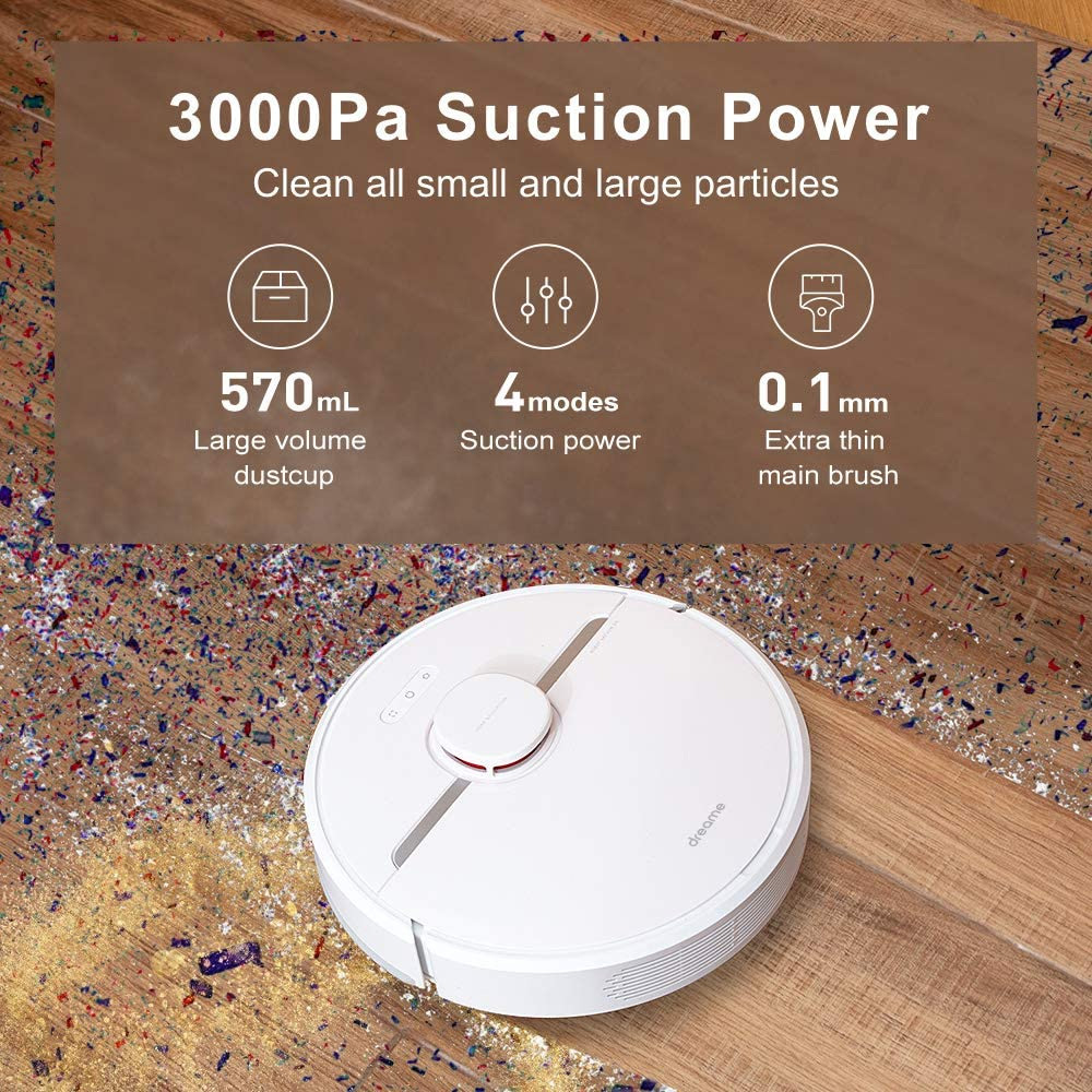 Dreame D9 Smart Robot Cleaner 3000Pa Suction EU Version White