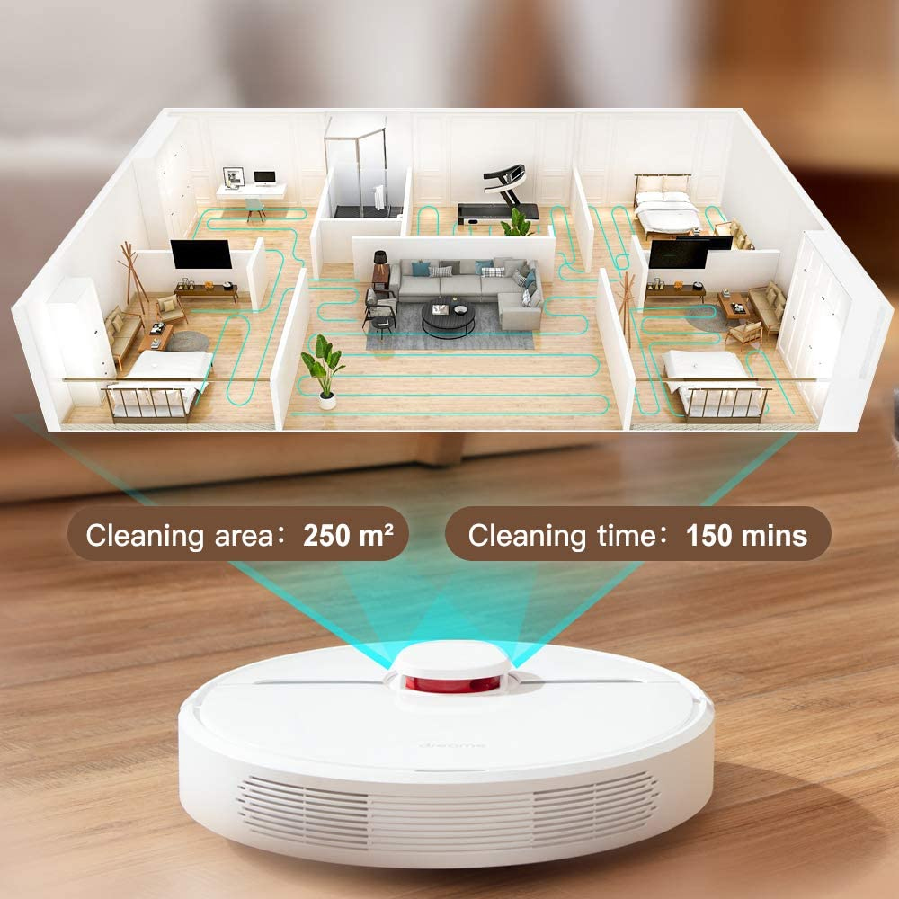 Dreame D9 Smart Robot Cleaner 3000Pa Suction EU Version White