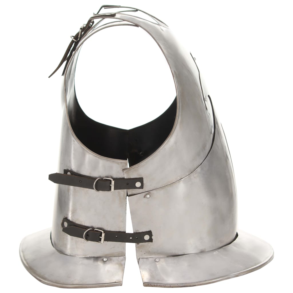 Medieval Knight Body Armour Cuirass Replica LARP Silver Steel
