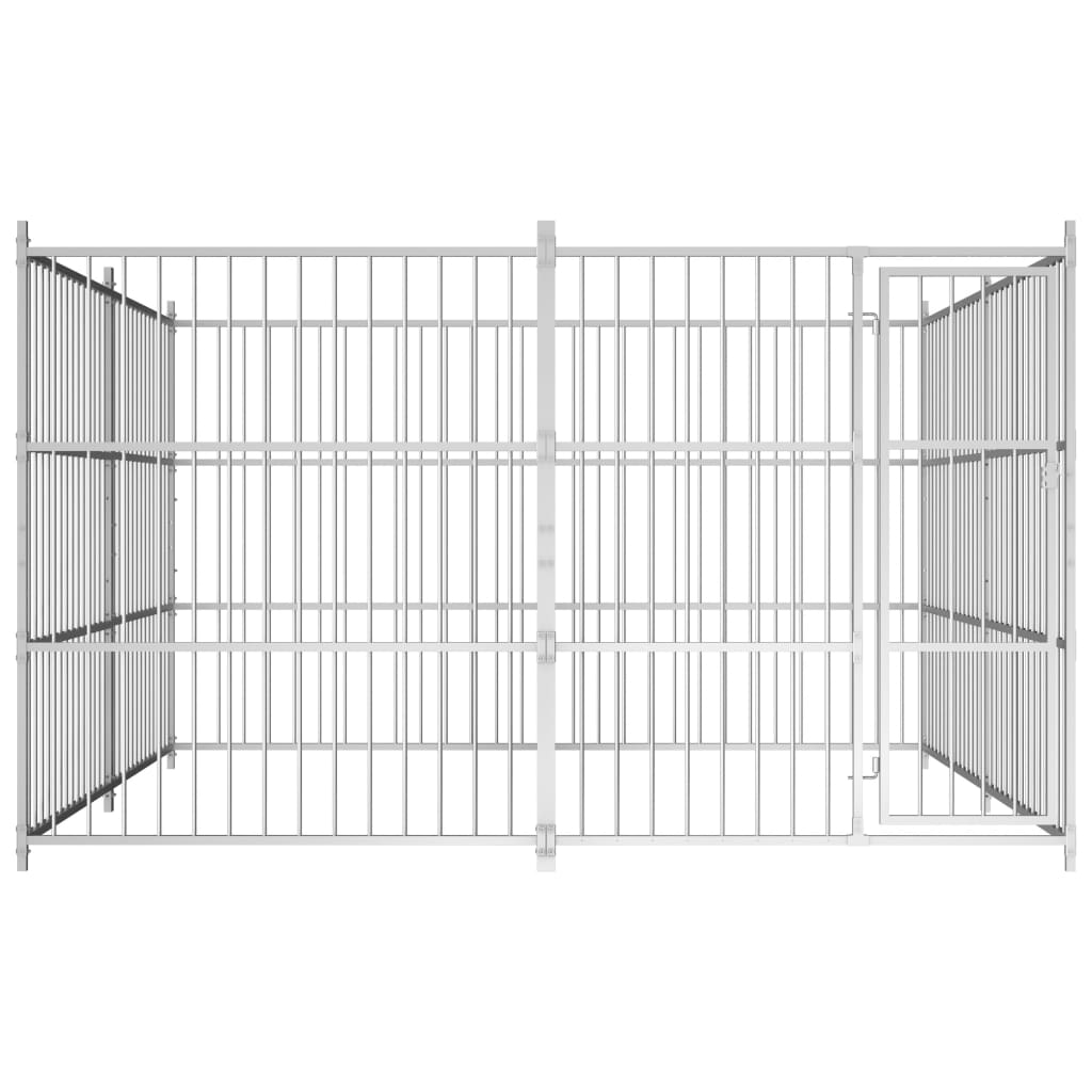 Outdoor Dog Kennel 300x300x185 Cm outdoor-dog-kennel-300x300x185-cm