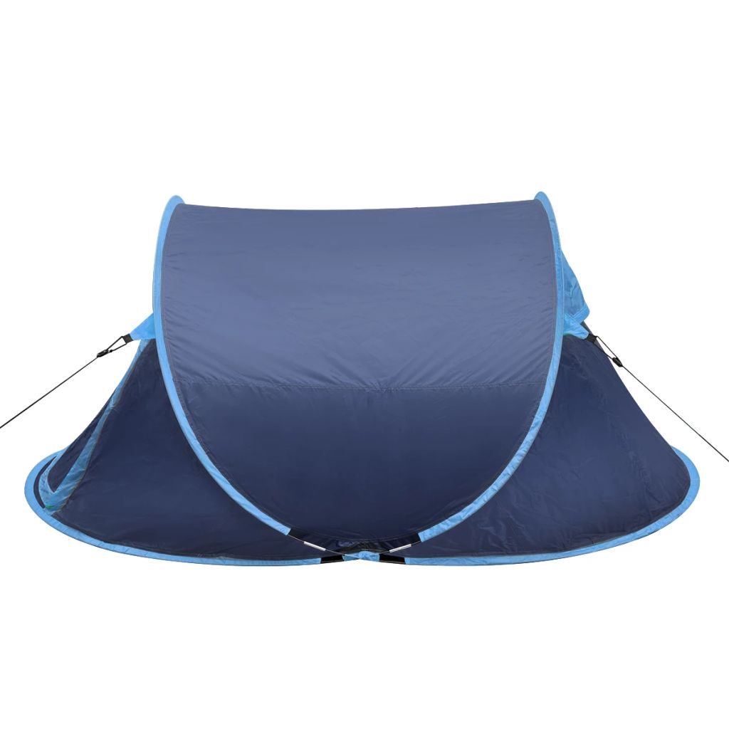 Pop-up Camping Tent 2 Persons Navy Blue / Light Blue