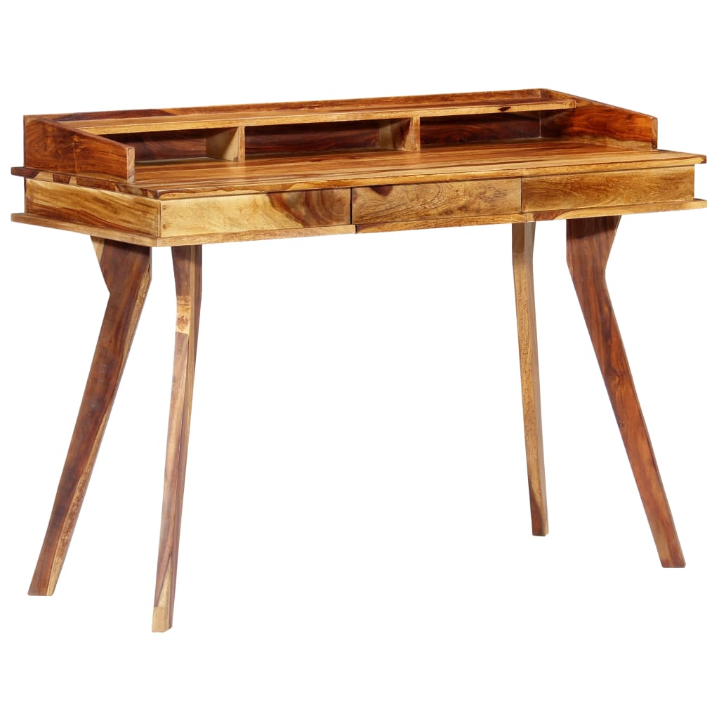 Writing Desk 115x50x85 cm Solid Sheesham Wood