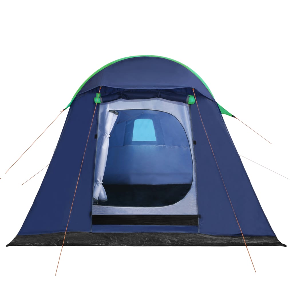 Camping Tent with Inflatable Beams 320x170x150/110 cm Blue and Green