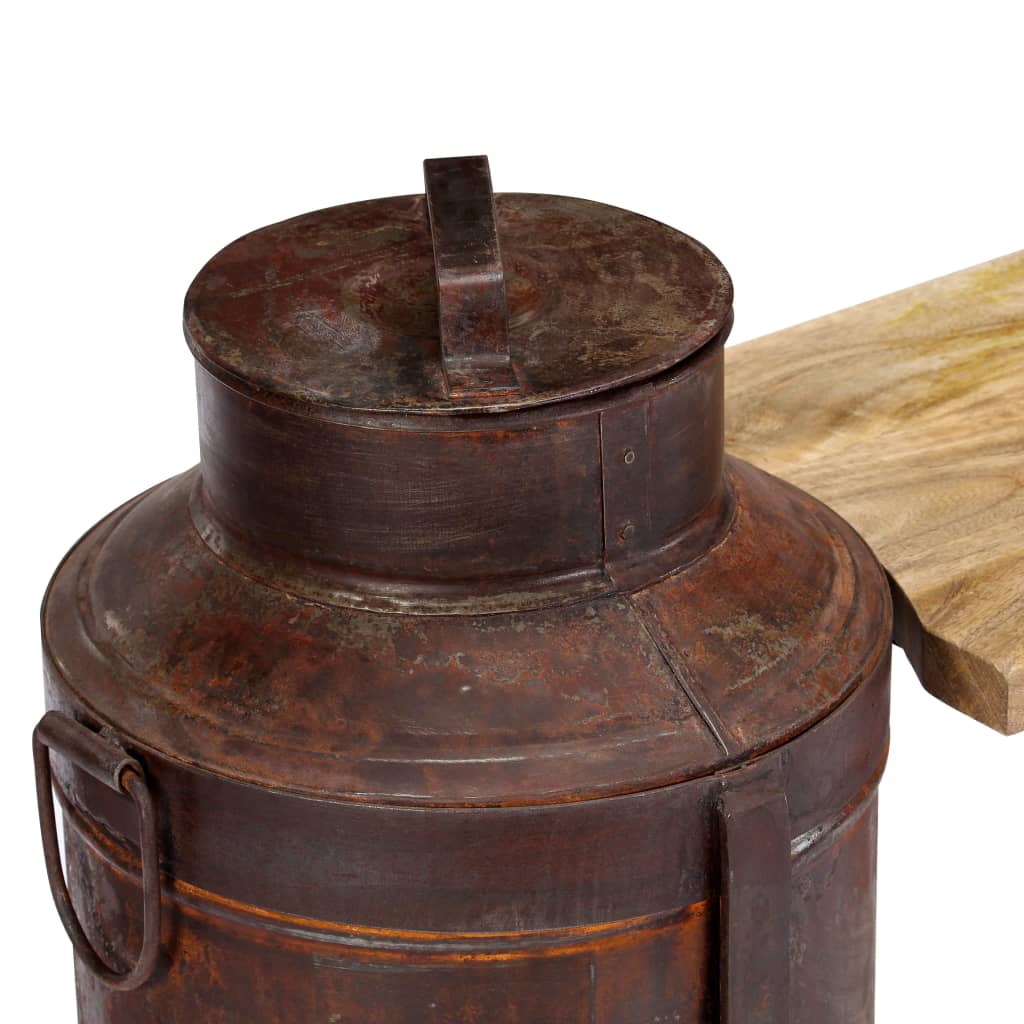 Milk Bottle Bench 150x33x64 cm Solid Mango Wood