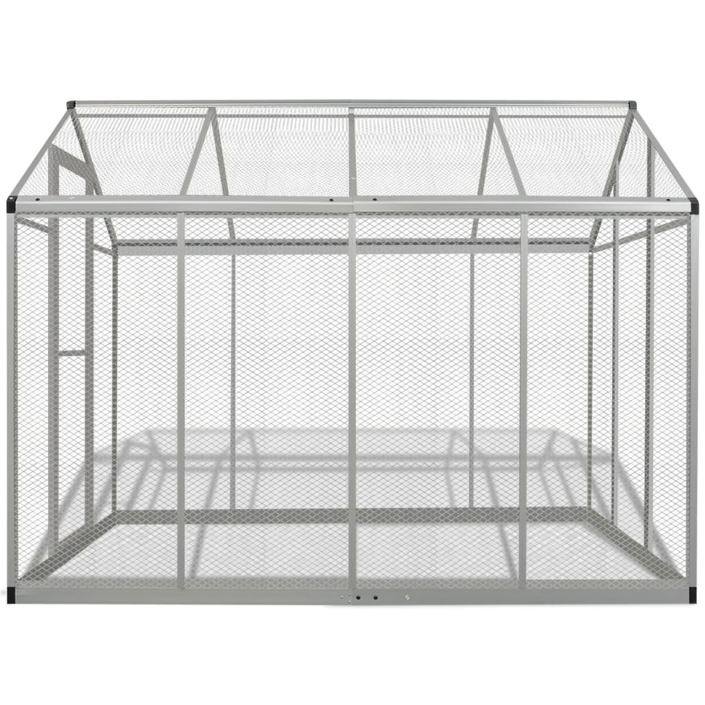 Outdoor Aviary Aluminium 178x242x192 cm