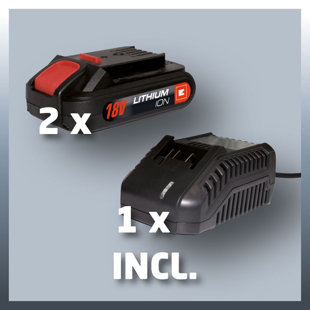 Einhell Cordless Impact Drill TC-CD 18-2 Li-i 2x1.5 Ah 18 V 4513825