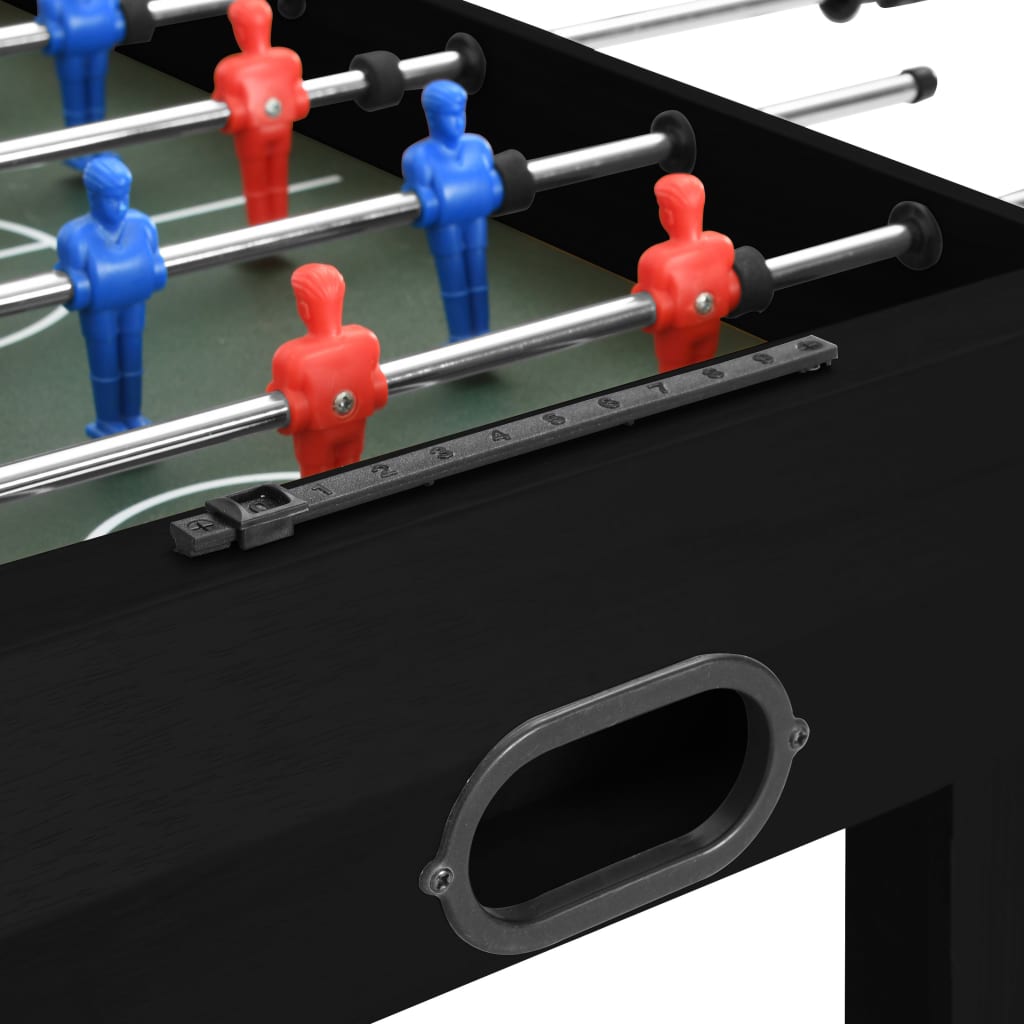 Mini Soccer Table 69x37x62 cm Black