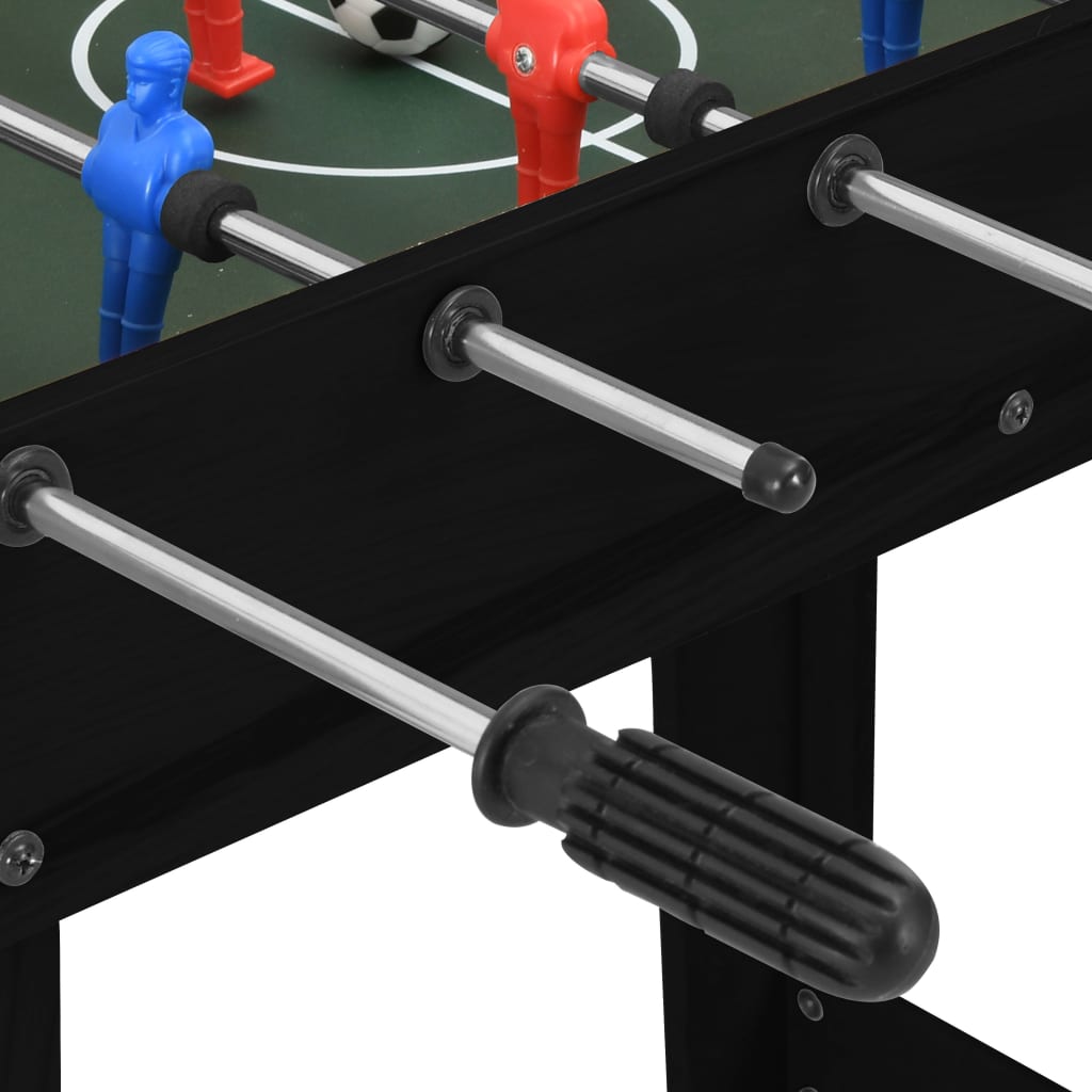 Mini Soccer Table 69x37x62 cm Black