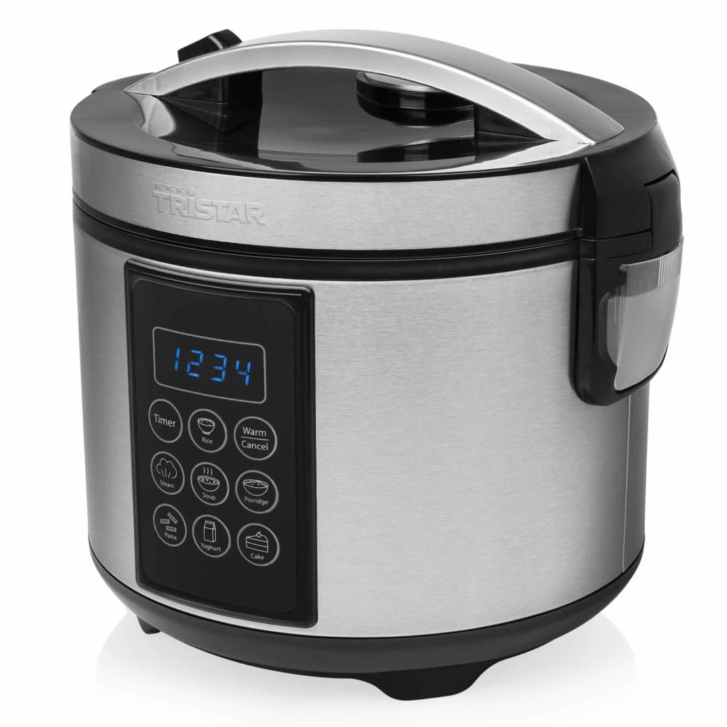 Tristar Digital Rice and Multicooker 500W 1.5L Stainless Steel