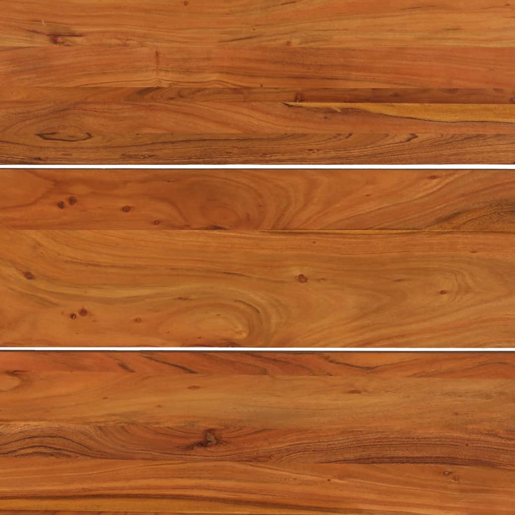 Dinning Set 7 Pieces Solid Acacia Wood with Sheesham Finish