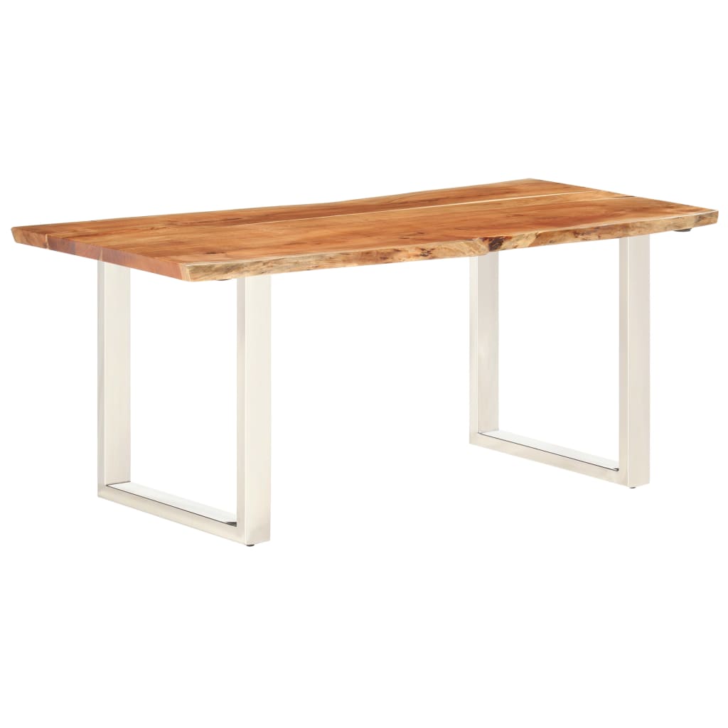 Live Edge Table Solid Acacia Wood 180 cm 3.8 cm