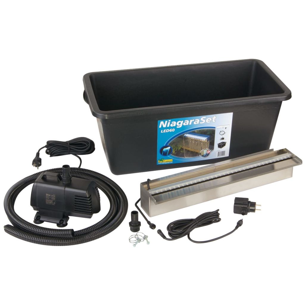 Ubbink Niagara Waterfall Set 60 cm LED with Pump