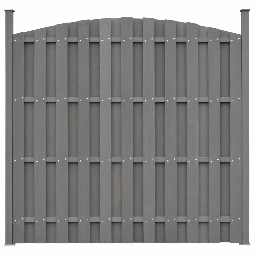 Fence Panel with 2 Posts WPC 180x