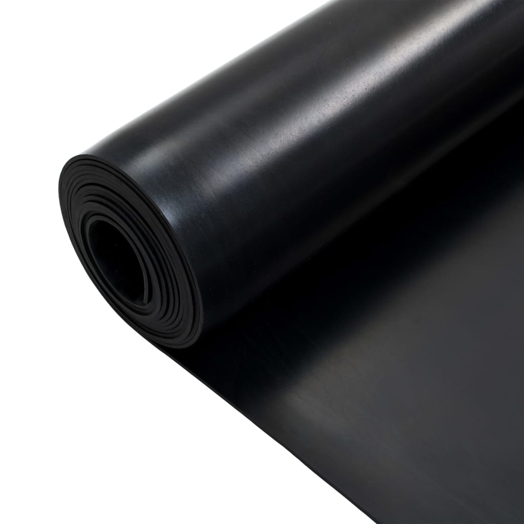 Floor Mat Anti-Slip Rubber 1.2x5 m 3 mm Smooth