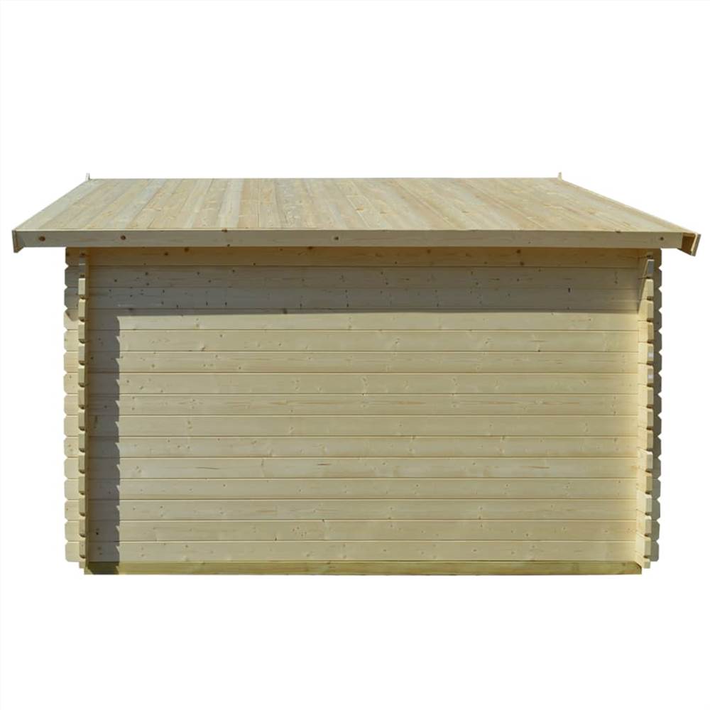 34 mm 4x4 m Garden House Shed Log Timber Cabin Solid Wood