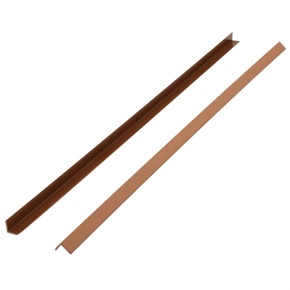 5 pcs Decking Angle Trims WPC 170 cm Light Brown